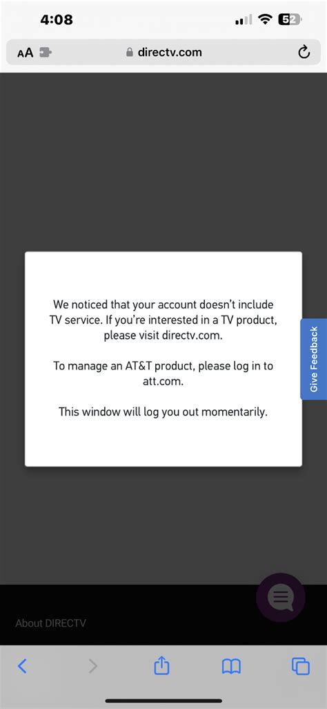Cant Login To Account DIRECTV Community Forums