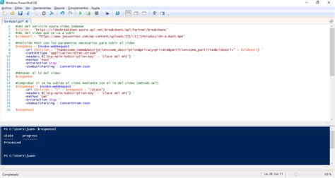 Subir Un Vídeo A Azure Video Indexer Operating Systems Scripting Powershell And Security