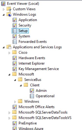 programmatically reading event logs sanders technology