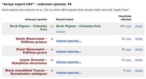 Upload Spreadsheet Data To Ebird Help Center