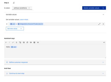 How To Reference Systemintegration In Ibm Watson Assistant Action