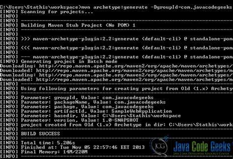Create Web Application Project With Maven Example Java Code Geeks