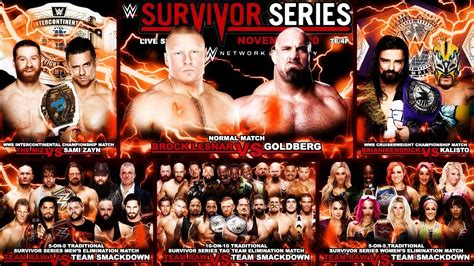 Wwe Survivor Series 2018 Wallpapers Wallpaper Cave