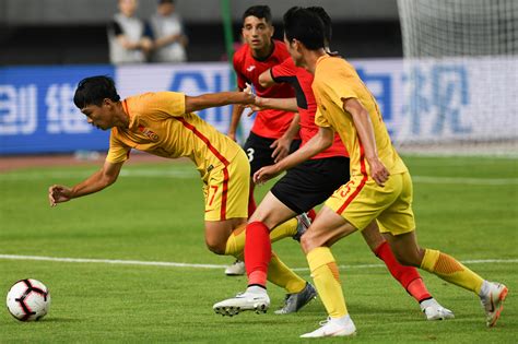 足球U 国际足球赛中国胜巴勒斯坦 合肥