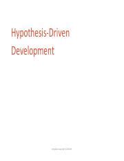 Hypothesis Driven Development Peer Reviewed Assignment Pdf Hypothesis Driven Development