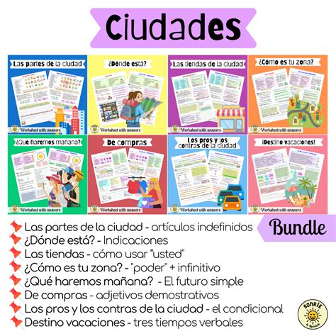 Preposiciones De Lugar Ciudad