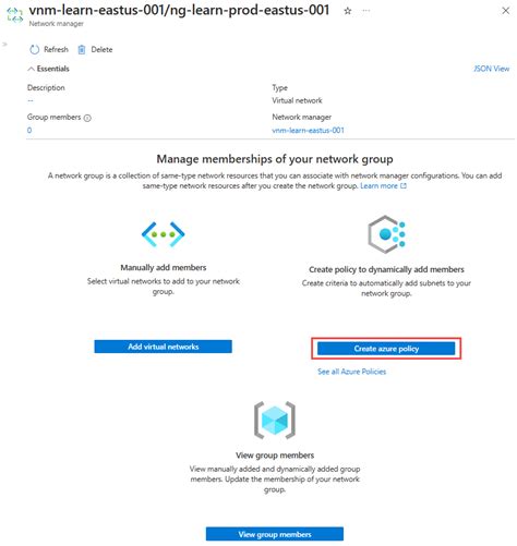 使用 azure 虛擬網路 manager preview 建立網格網路拓撲 microsoft learn