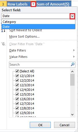 How To Create And Filter A Pivot Table In Excel
