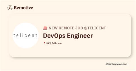 [hiring] devops engineer telicent