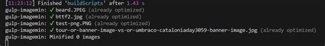 Javascript Gulp Imagemin Breaking Images And Not Optimizing Stack Overflow