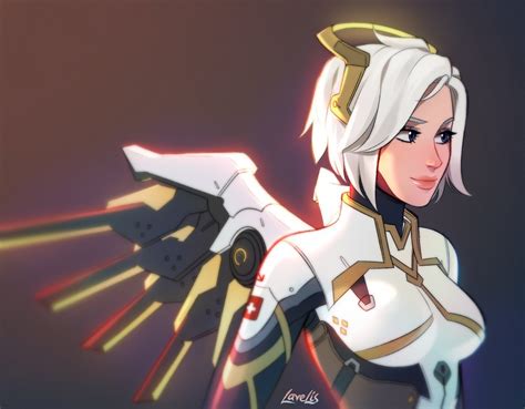 Mercy Overwatch And More Drawn By Lavelis Danbooru