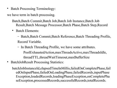Batch Processing Ppt