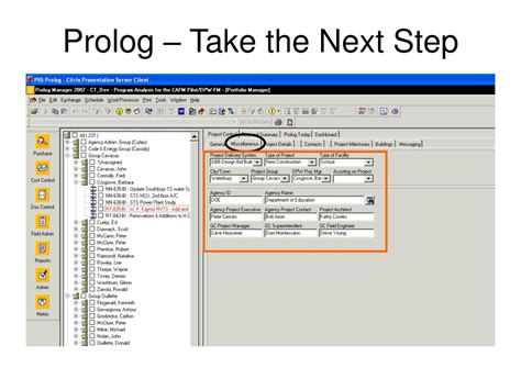 Ppt Prolog Take The Next Step Powerpoint Presentation Free