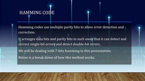 Error Detection In Data Communication And Networking 1pptx