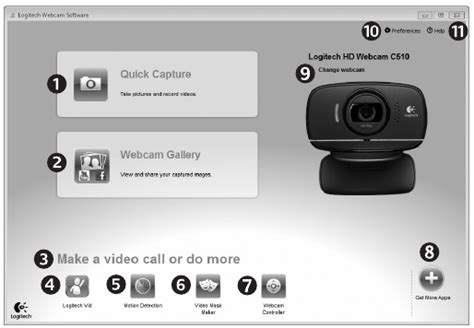 Logitech C510 720p Hd Webcam Quick Start Manual Manualslib