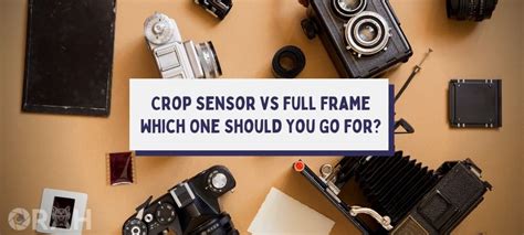 Crop Sensor Vs Full Frame Which One Is Better Orah Co