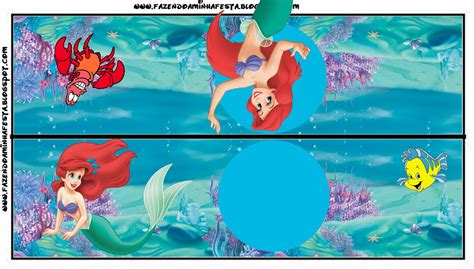 Imprimibles De La Sirenita 6 Ideas Y Material Gratis Para Fiestas Y
