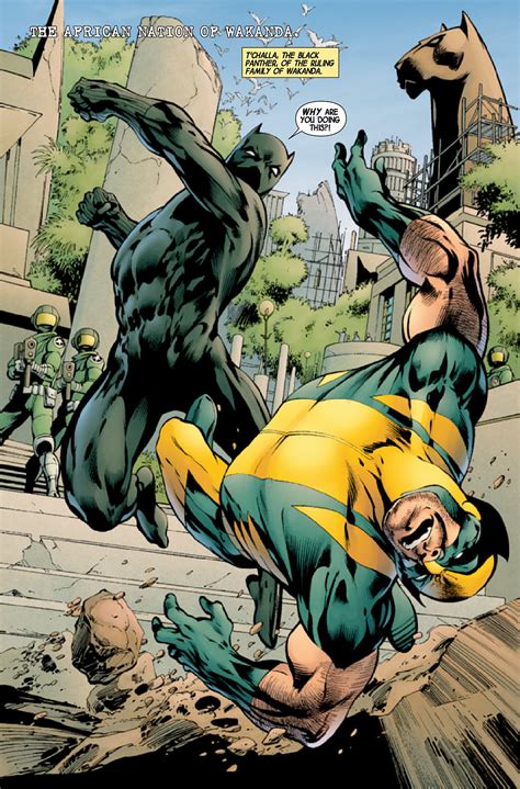 Ghettomanga Wolverine Vs The Black Panther Fight