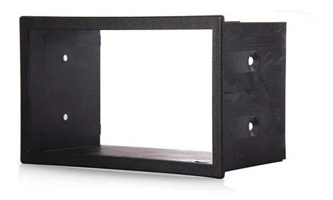 Moldura 2 Din Golf Polo Bora Passat Ecosport Fiesta Fox Preta Carrefour