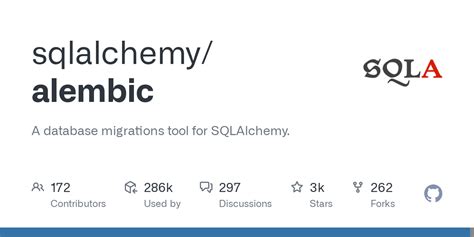 Github Sqlalchemyalembic A Database Migrations Tool For Sqlalchemy