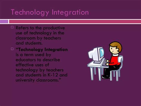 Technology Use Vs Technology Integration Ppt