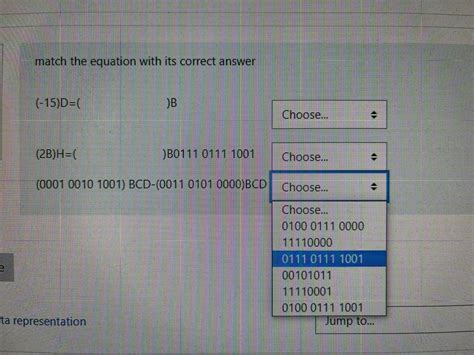 Solved Match The Equation With Its Correct Answer D Chegg