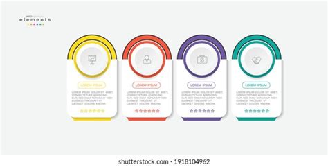 Rectangle Infographic Design Template Icons Stock Vector Royalty Free Shutterstock