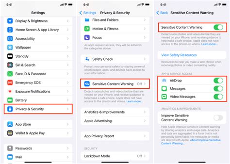 How To Use Communication Security Features In IOS IPad And MAC Auto Blur Nudity In Photos