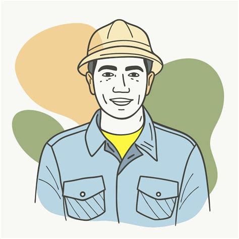 Worker Vector Illustration Line Circuit Premium Ai Generated Vector