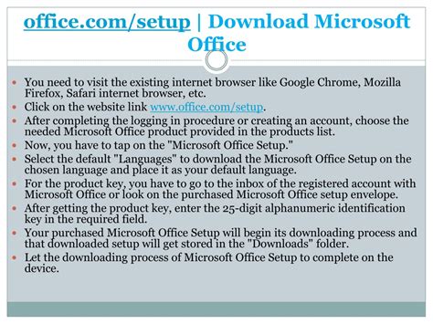 PPT Office Com Setup Download Microsoft Office PowerPoint Presentation ID 10050382