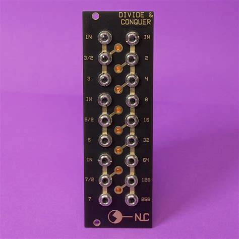 Nonlinearcircuits Divide Conquer Clock Divider NLC Eurorack Reverb