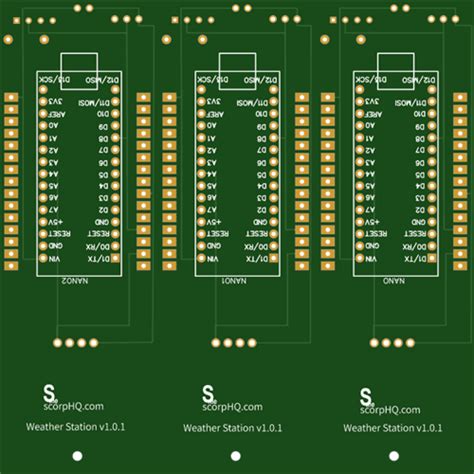 Weather Station Using Arduino And Nodemcu Share Project Pcbway