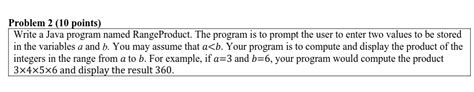 solved problem 2 10 points write a java program named