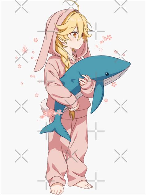 Genshin Impact Traveler Chibi Sticker By ChibiAnime1 Redbubble