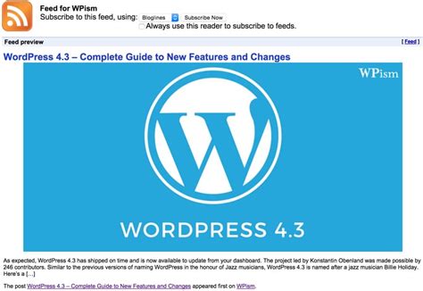 How To Display Featured Image In Wordpress Rss Feed