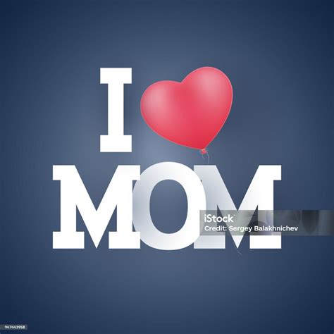 행복 한 어머니의 하루입니다 내 어머니의 비문 사랑 해요 심 혼의 형태로 벌을 비행 룬 종이 편지 당신의 디자인을 커버 광고 벡터 일러스트입니다 Eps 10 3차원 형태에