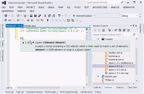 Intellisense And Documentation For Jquery Ides Support Intellij
