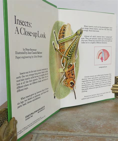 Insects A Close Up Look A Pop Up Science Book By Pop Up Book By Peter Seymour Near Fine