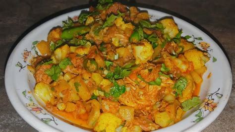 Gobi Chicken Recipe Gobi Chicken Masala Recipe Shazia Cooking