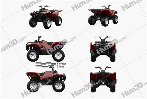 yamaha grizzly 700 2013 blueprint template