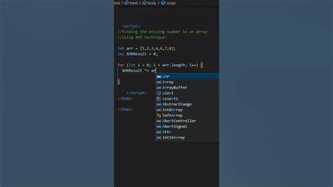 Javascript Finding The Missing Number Using Xor Javascript