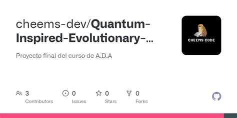 Github Cheems Devquantum Inspired Evolutionary Algorithm Proyecto