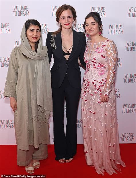 Sparkling In An Elegant Black Suit Emma Watson Graces The Premiere Of