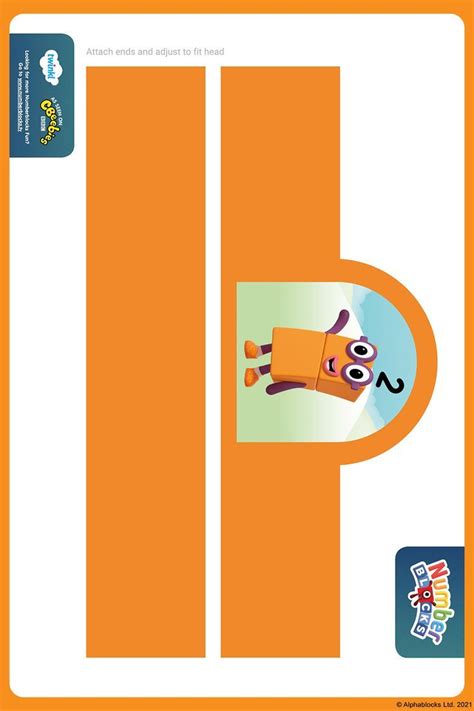 Numberblocks Crown Numberblock 2 Block Birthday Activities Teaching Tools