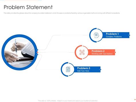 Problem Statement Consultancy Firm Presentation Graphics