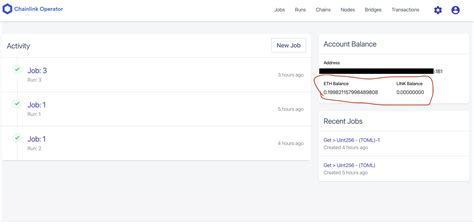 Blockchain Chainlink Node External Adapter Executes Successfully But