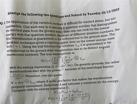 [solved] He Atom Determine A Normalization Constant And E