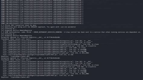 Has Secretsdump Ever Crashed A Domain Controller Issue 1436