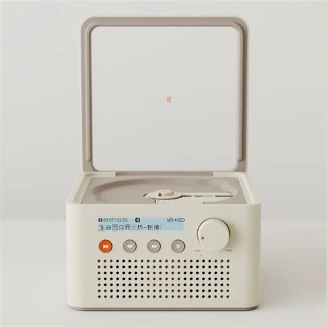 올인원 Cd 플레이어 양방향 블루투스 스테레오 하이파이 발열 레트로 오디오 플레이어 충전식 내장 고품질 스피커 패션