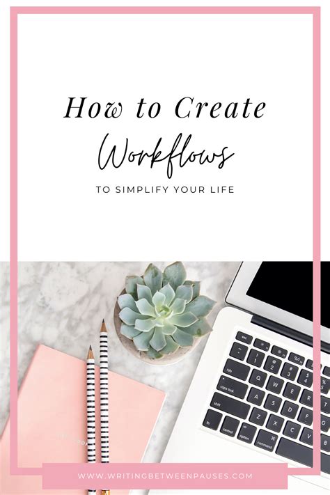 How To Create Workflows To Simplify Your Life Michelle Locke